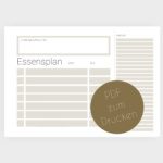 Schnell und einfach einen Essensplan erstellen