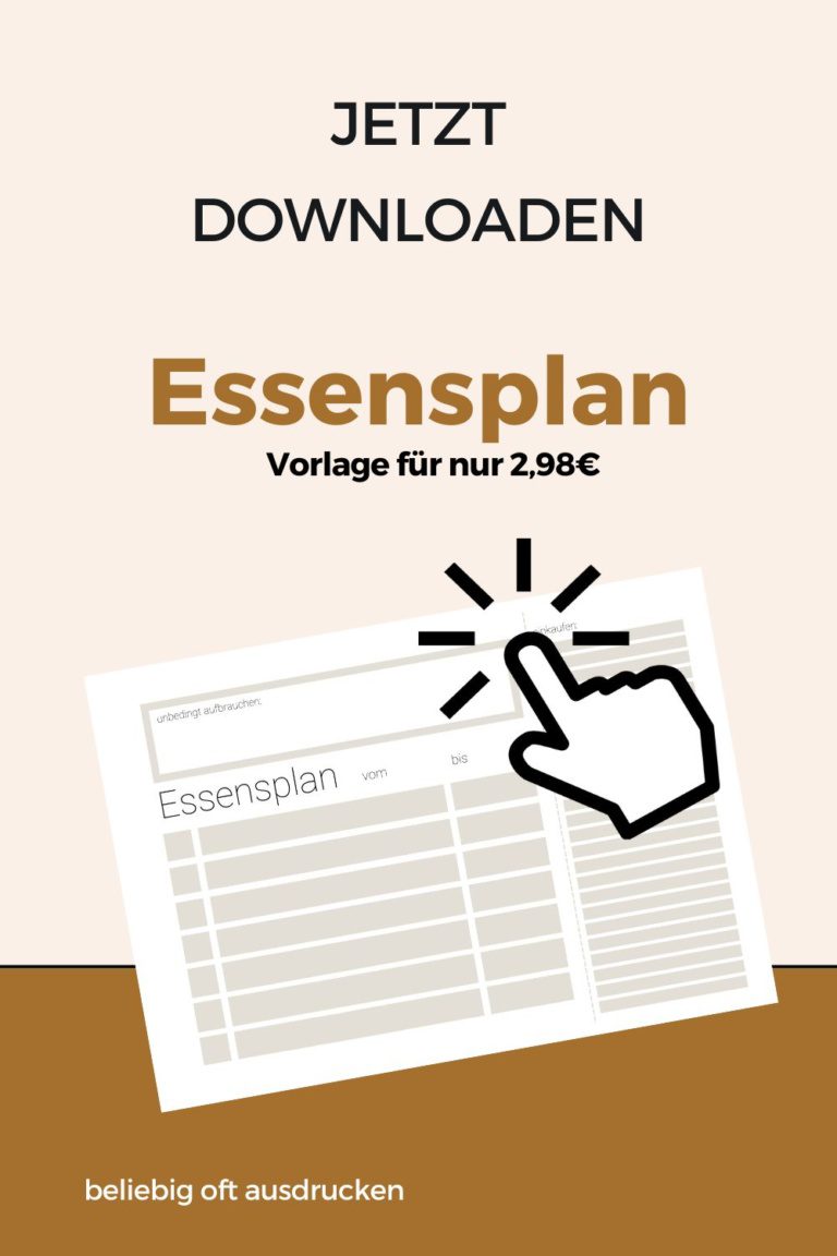 Schnell und einfach einen Essensplan erstellen
